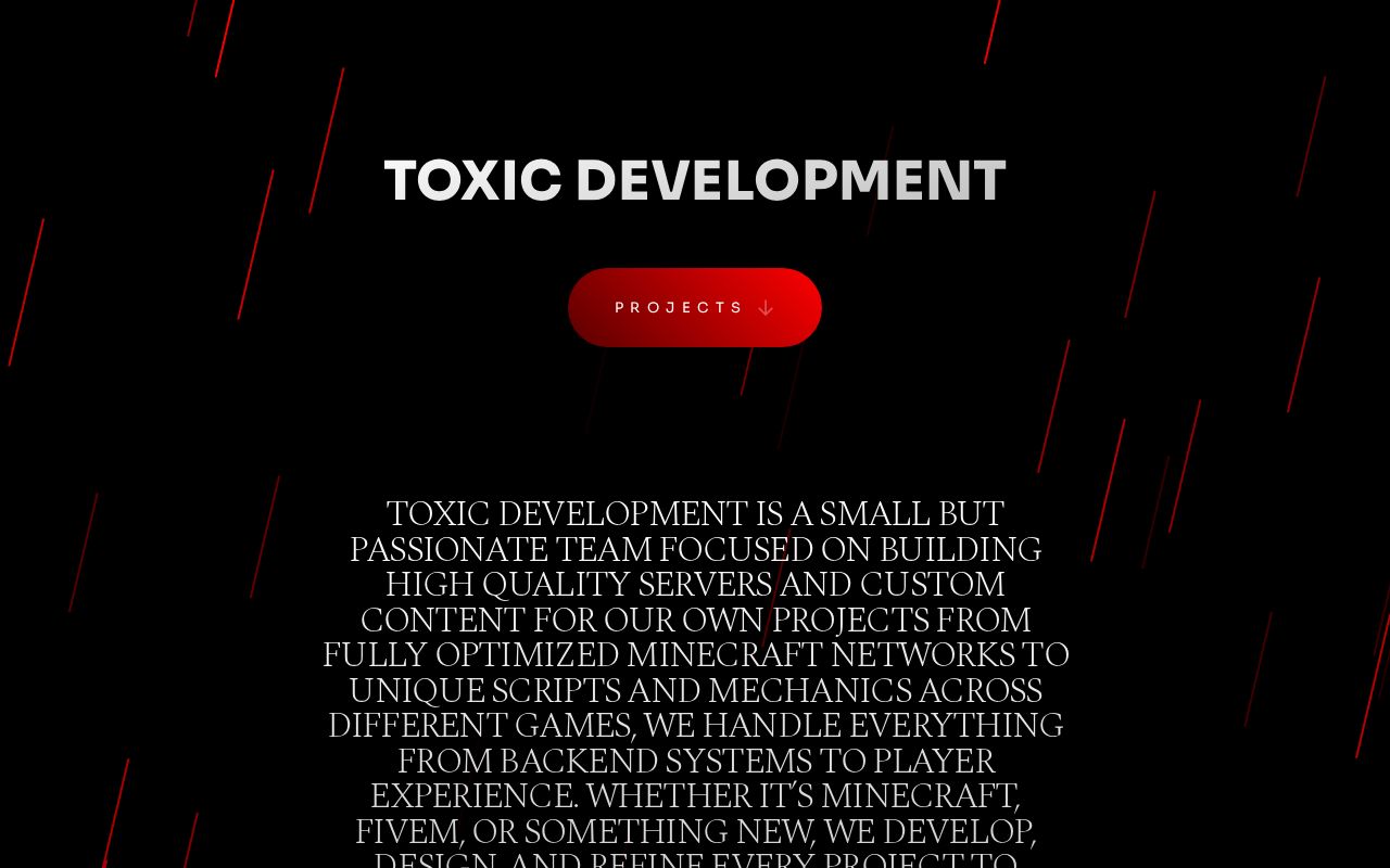 Toxic Development